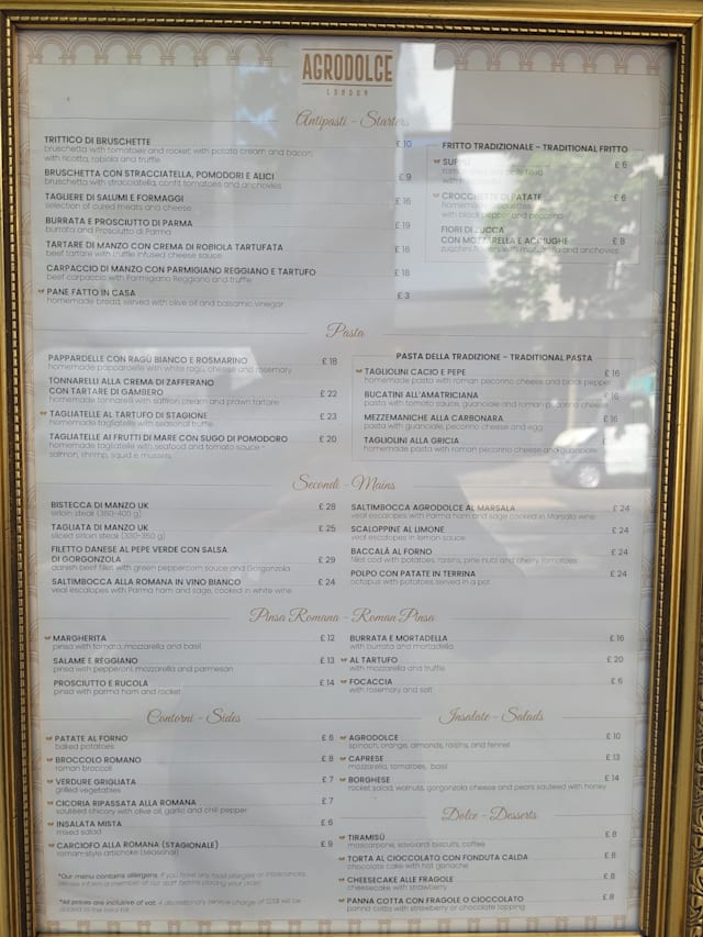 Agrodolce London in London - Restaurant Reviews, Menu and Prices | TheFork
