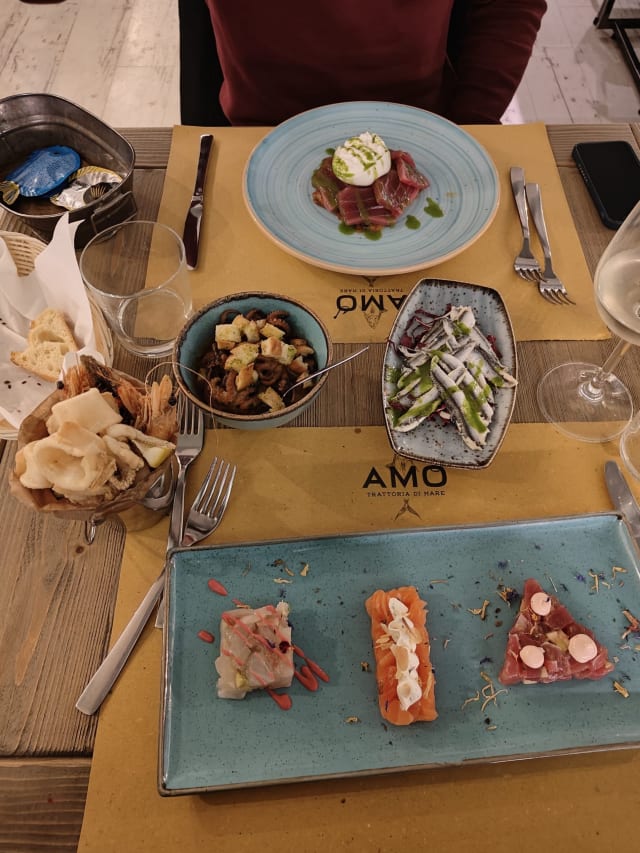 Menù completo e carta 2025 - Amo Trattoria di Mare a Seregno | TheFork