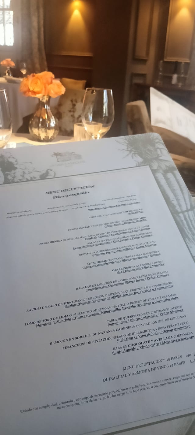 Carta y menù 2025 Actualizados - La Casa de Manolete en Córdoba | TheFork