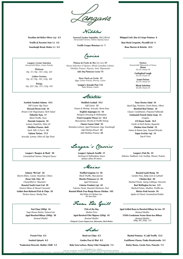 Langans Brasserie in London - Restaurant Reviews, Menu and Prices | TheFork