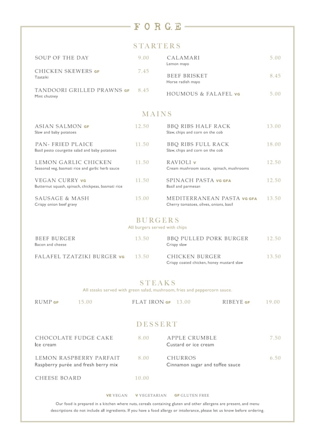 Forge in London - Restaurant Reviews, Menus, and Prices | TheFork