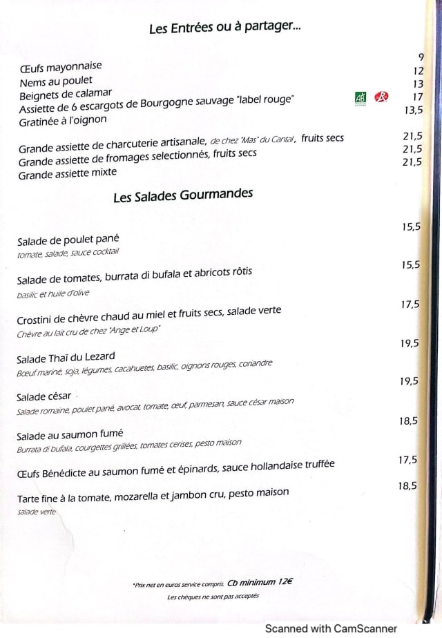 Lezard Café in Paris - Restaurant Reviews, Menu and Prices | TheFork