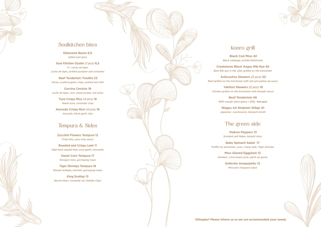 Soulkitchen in Amsterdam - Menu, openingstijden, prijzen, adres van ...