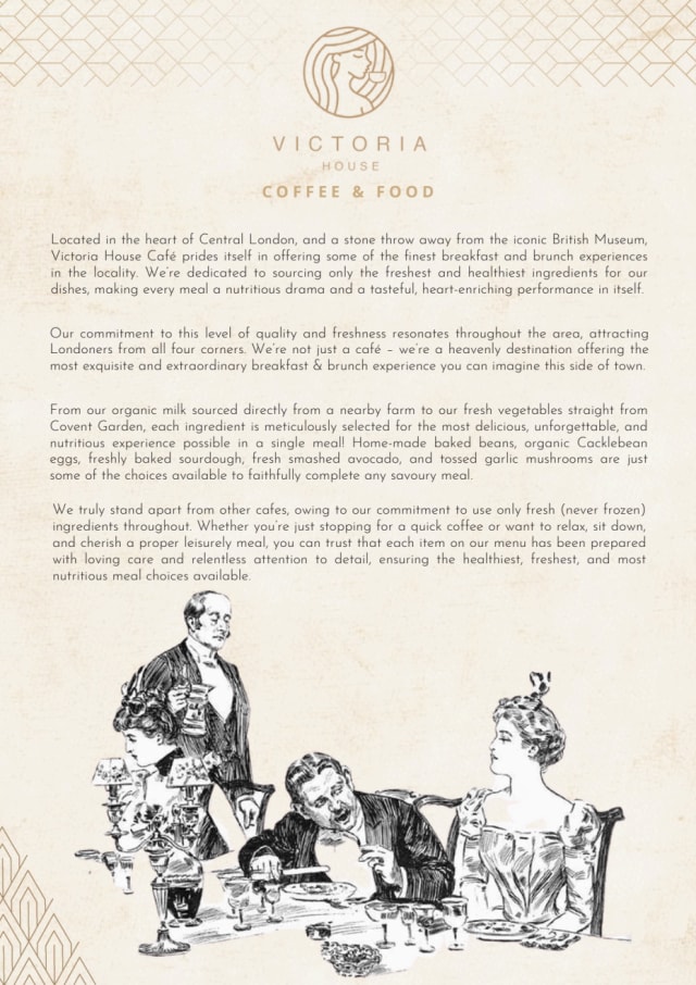 Victoria House Coffee & Food in London - Restaurant Reviews, Menus, and ...
