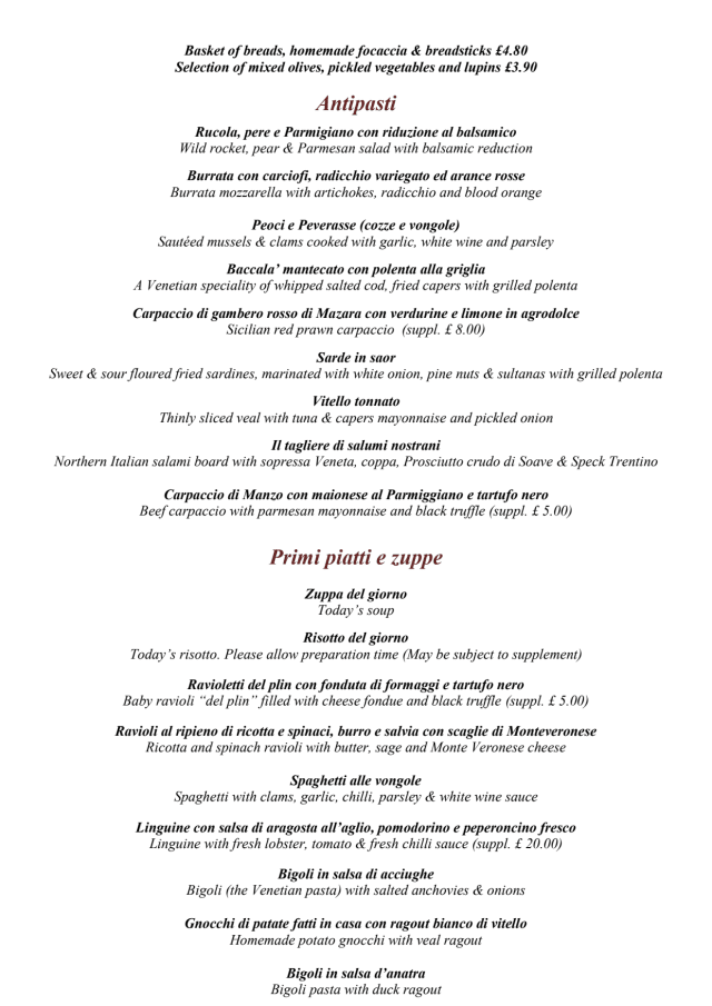 2 Veneti in London - Restaurant Reviews, Menus, and Prices | TheFork