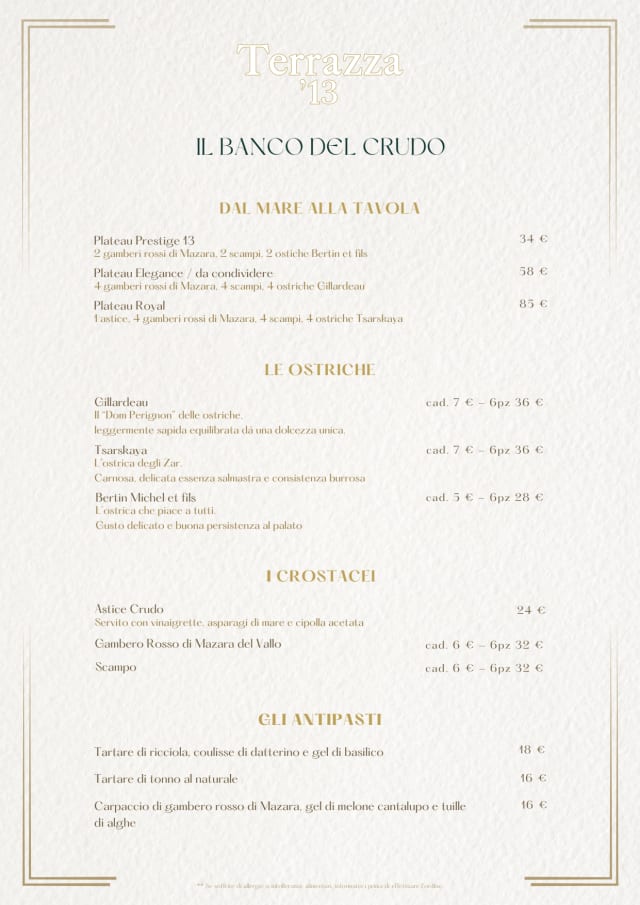 Terrazza 13 a Segrate - Menu, prezzi, immagini, recensioni e indirizzo ...