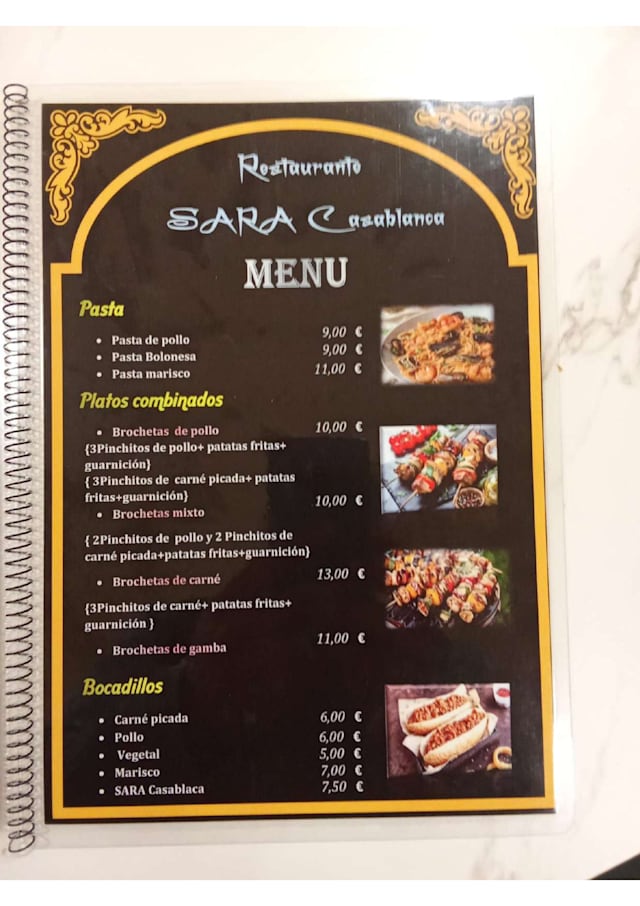 Restaurante árabe Sara Casablanca à Alcalá de Henares - Menu, avis ...