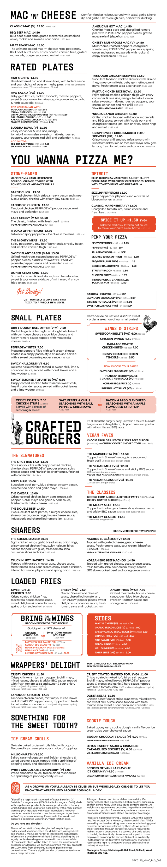 Menus 2025 - The Dockyard in Portsmouth | TheFork