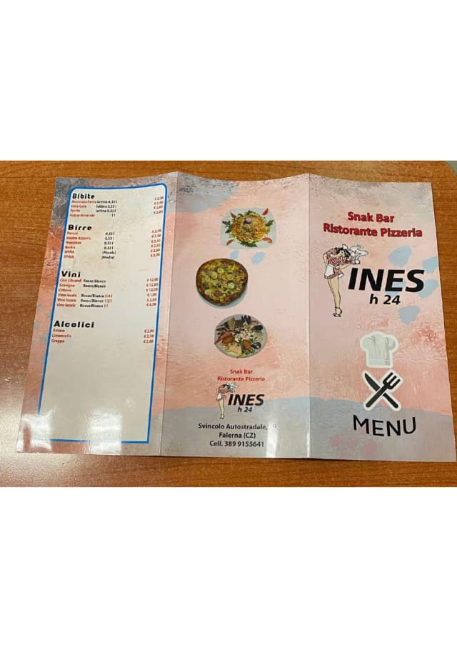 Carte et Menus 2025 - Ines Bar à Falerna Marina | TheFork