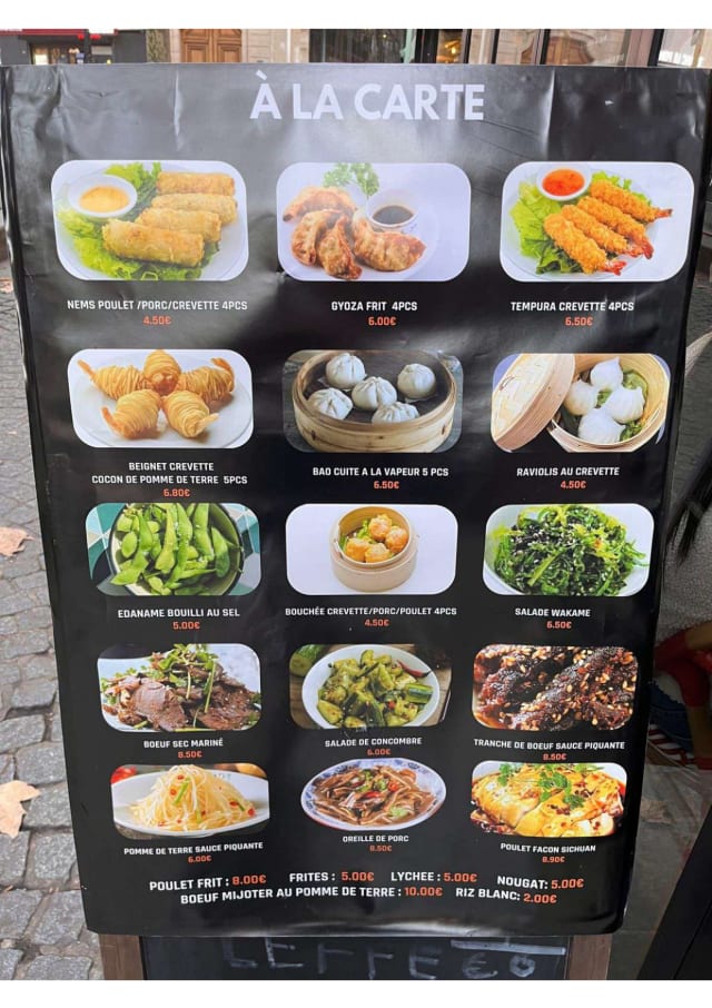 Carte et Menus 2025 - Potala Bar - Restaurant à Paris | TheFork