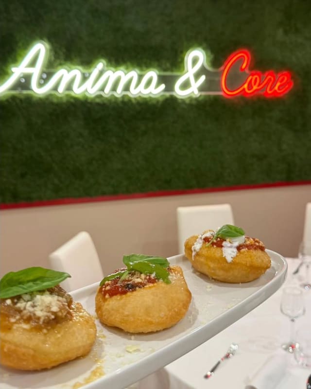 Speisekarte 2025 – Anima e Core in Reggio Emilia – TheFork
