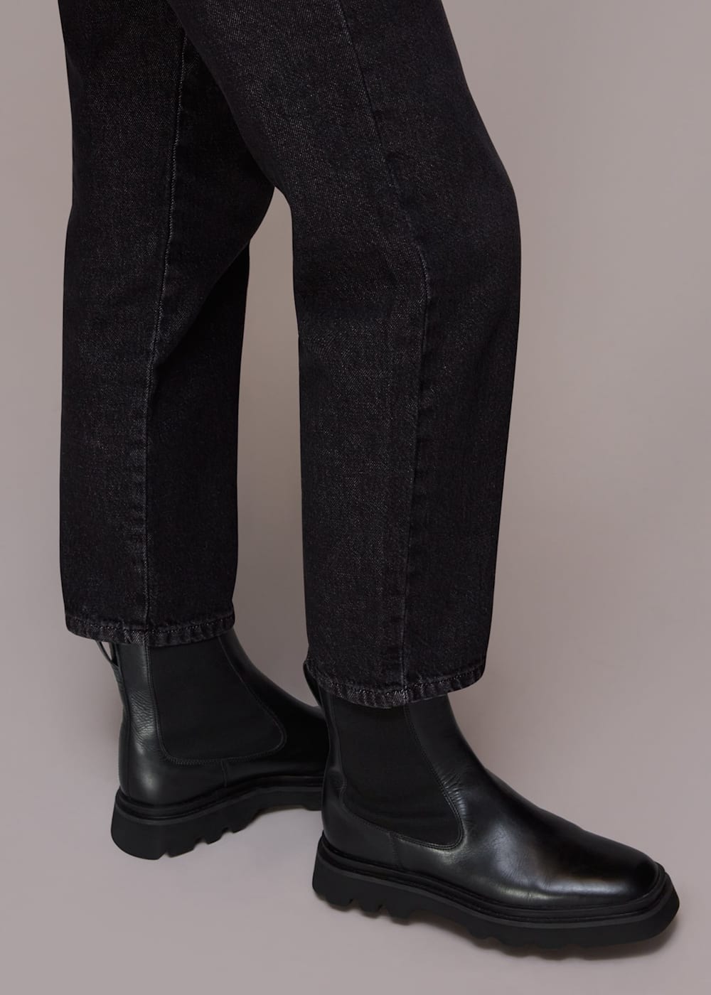 Black Kenton Square Toe Chelsea Boot | WHISTLES | Whistles US | Black Kenton Square Toe Chelsea Boot | WHISTLES | Whistles US |