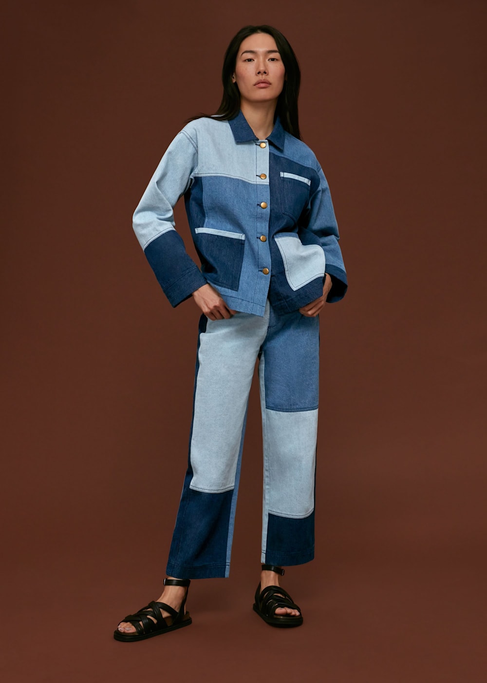 Patchwork Denim Jacket | Patchwork Denim Jacket |