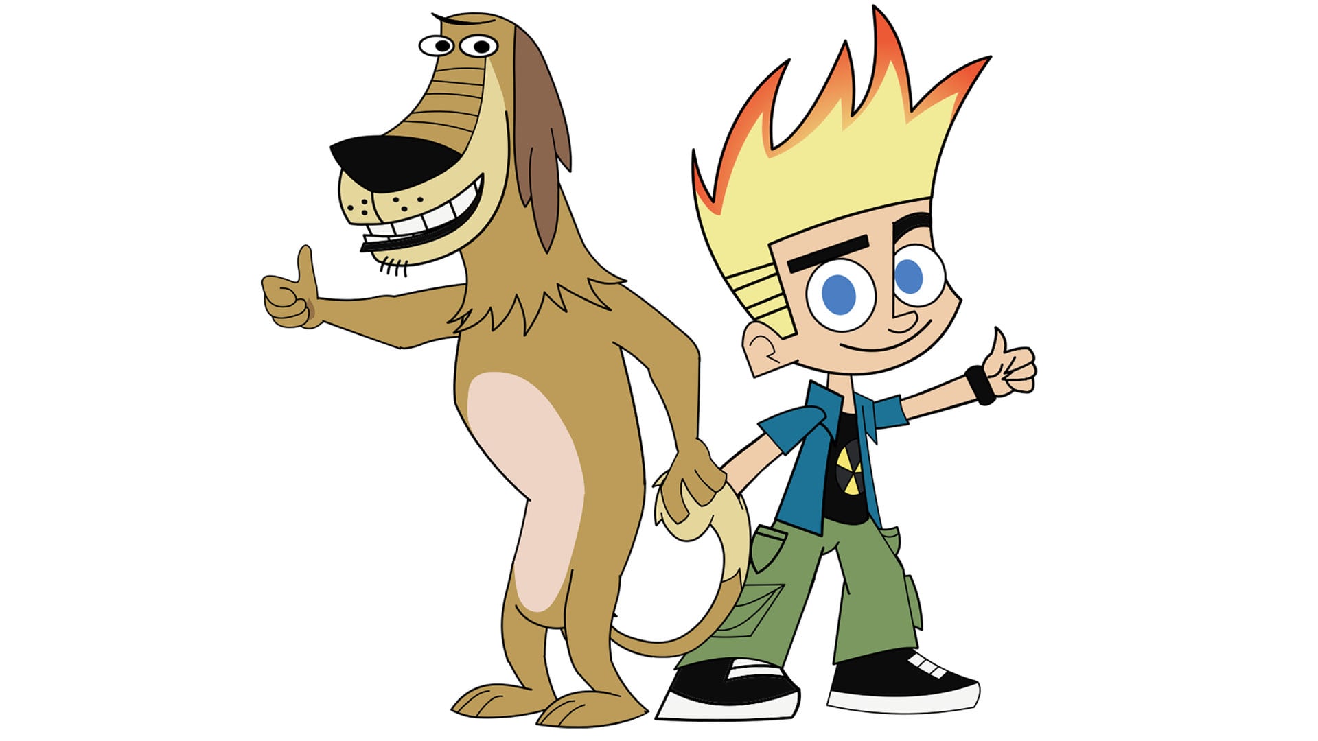 Johnny Test Dukey Johnny And Jimmy; Together In Action.