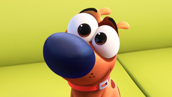 Cartoon Madra Scanraithe Greamán Clóite Cat 3 R2ZUS – Déco
