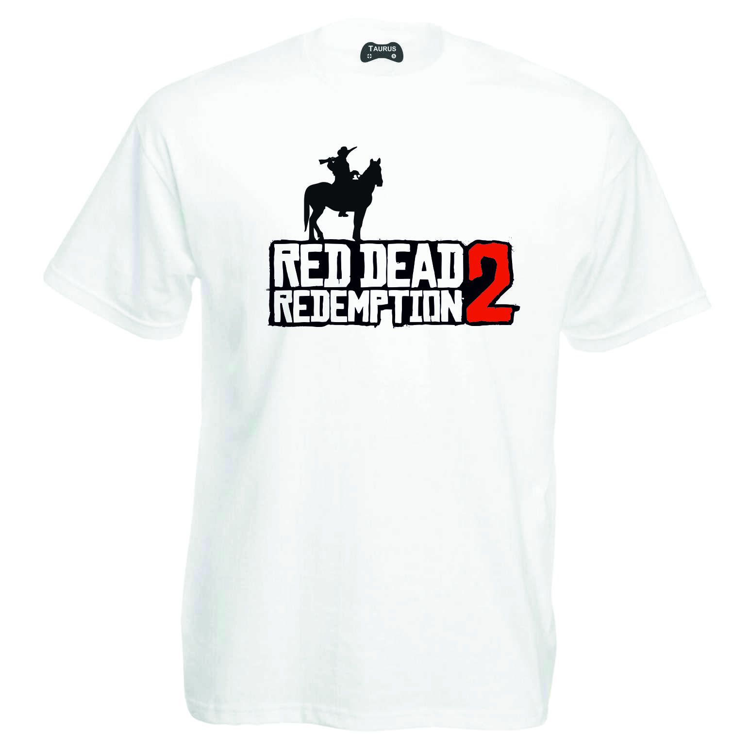 Red Dead Redemption 2 T-Shirt Horse - Taurus Gaming T-shirts