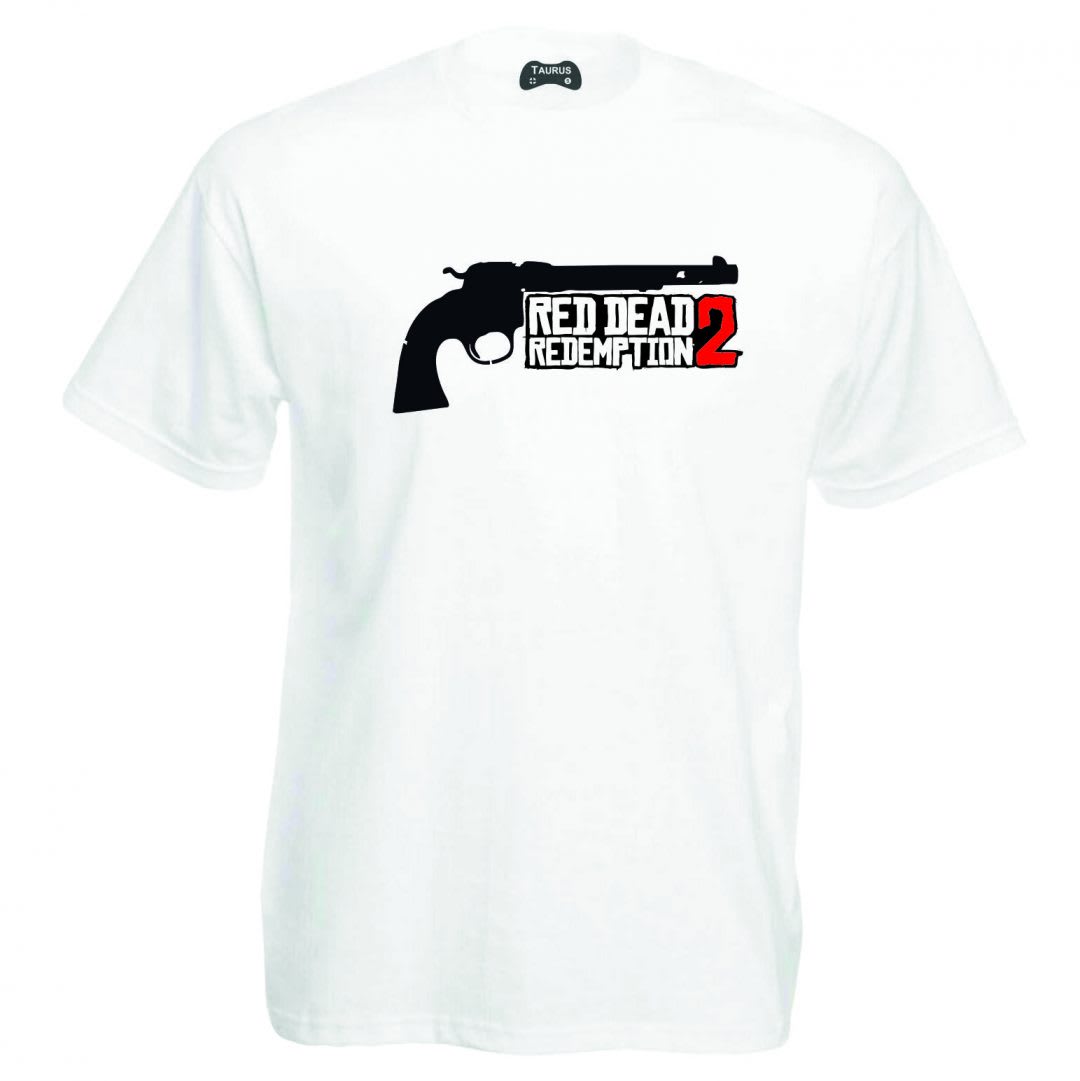 Red Dead Redemption 2 T-Shirt Gun - Taurus Gaming T-shirts