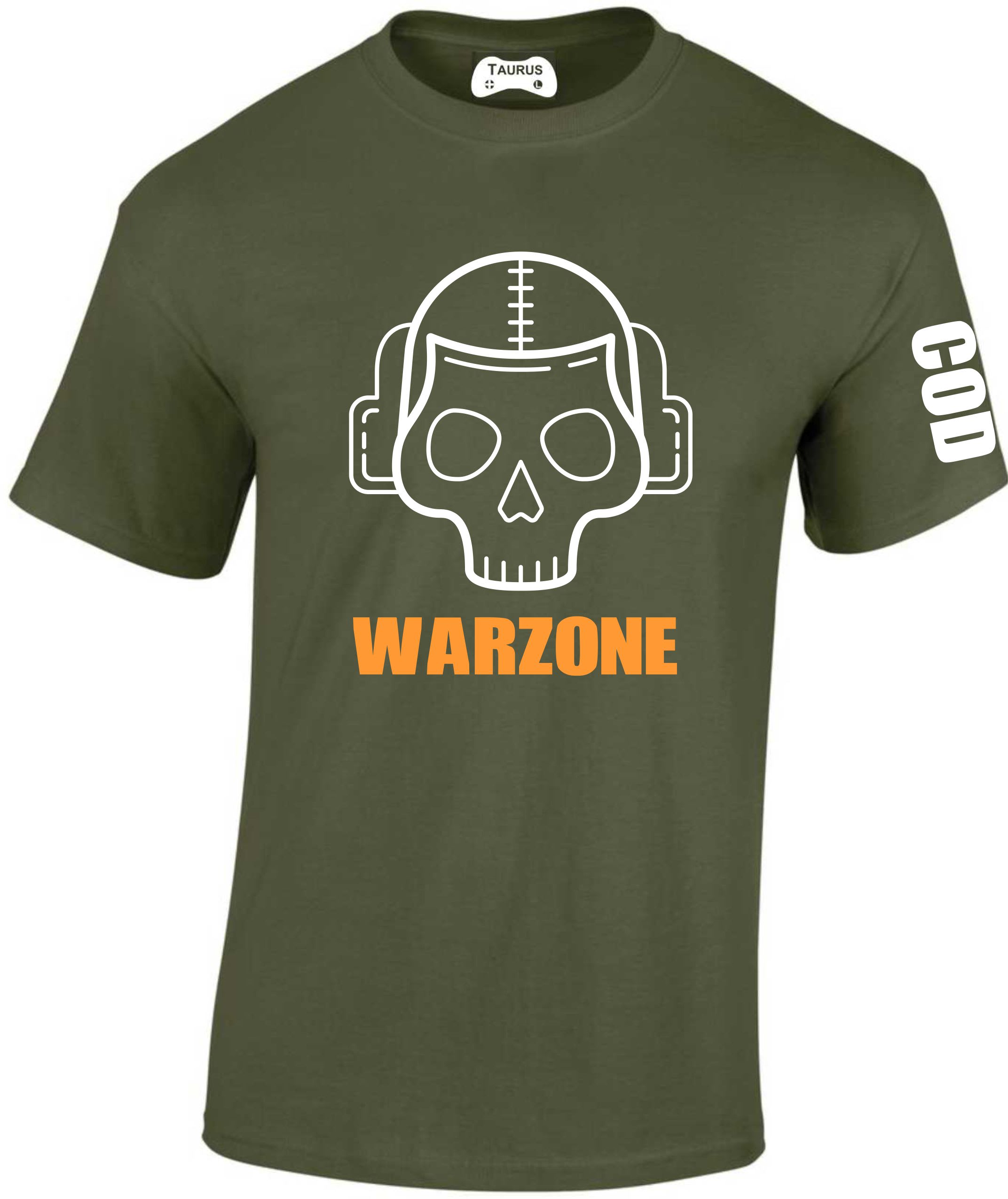 Call of Duty Warzone Skull Icon T-shirt - Taurus Gaming T-shirts