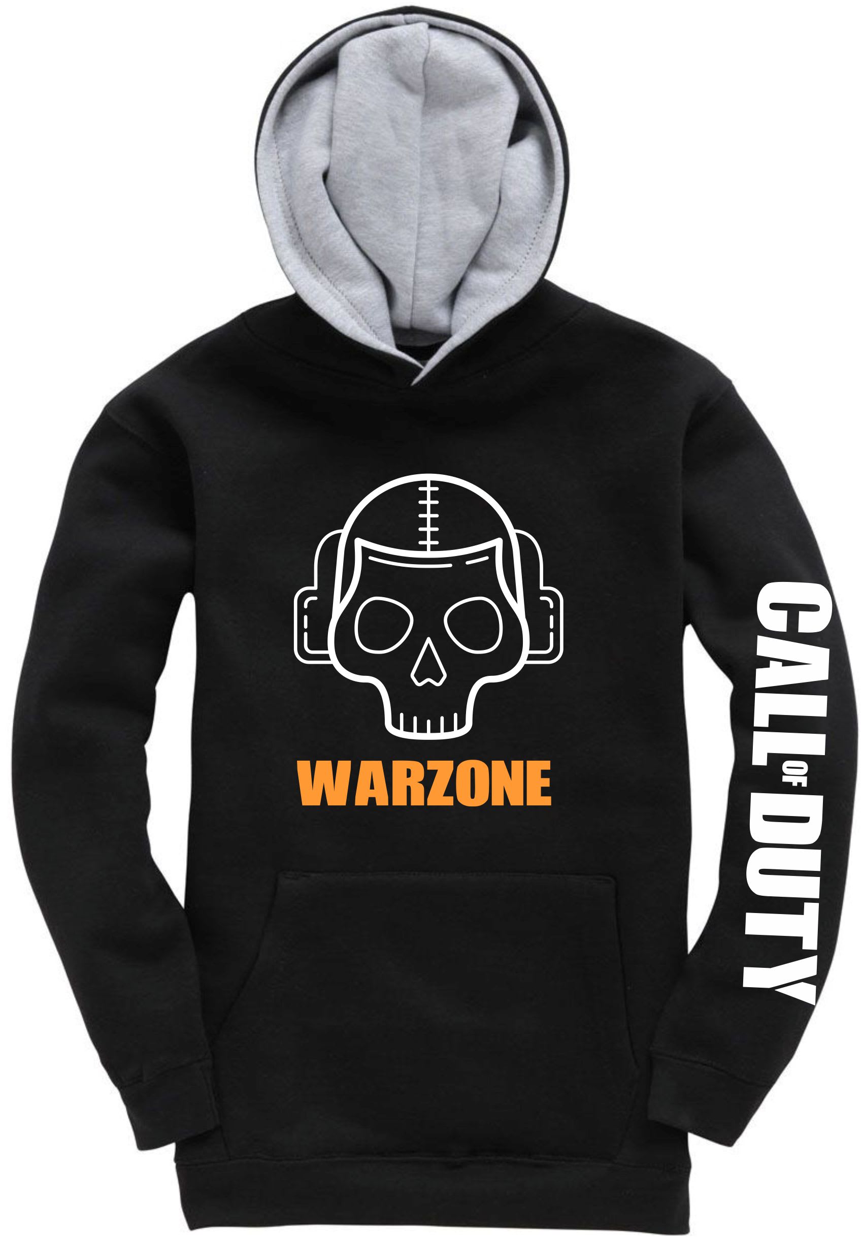 Call of Duty Warzone Skull Icon Contrast Hoodie - Taurus Gaming T-shirts