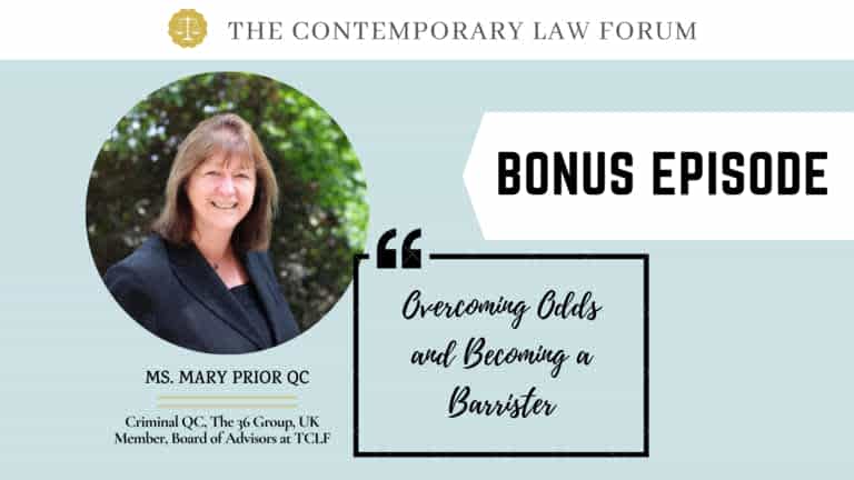 TCLF ONE-ON-ONE| Bonus Ep. Ms. Mary Prior QC: Overcoming Odds And ...