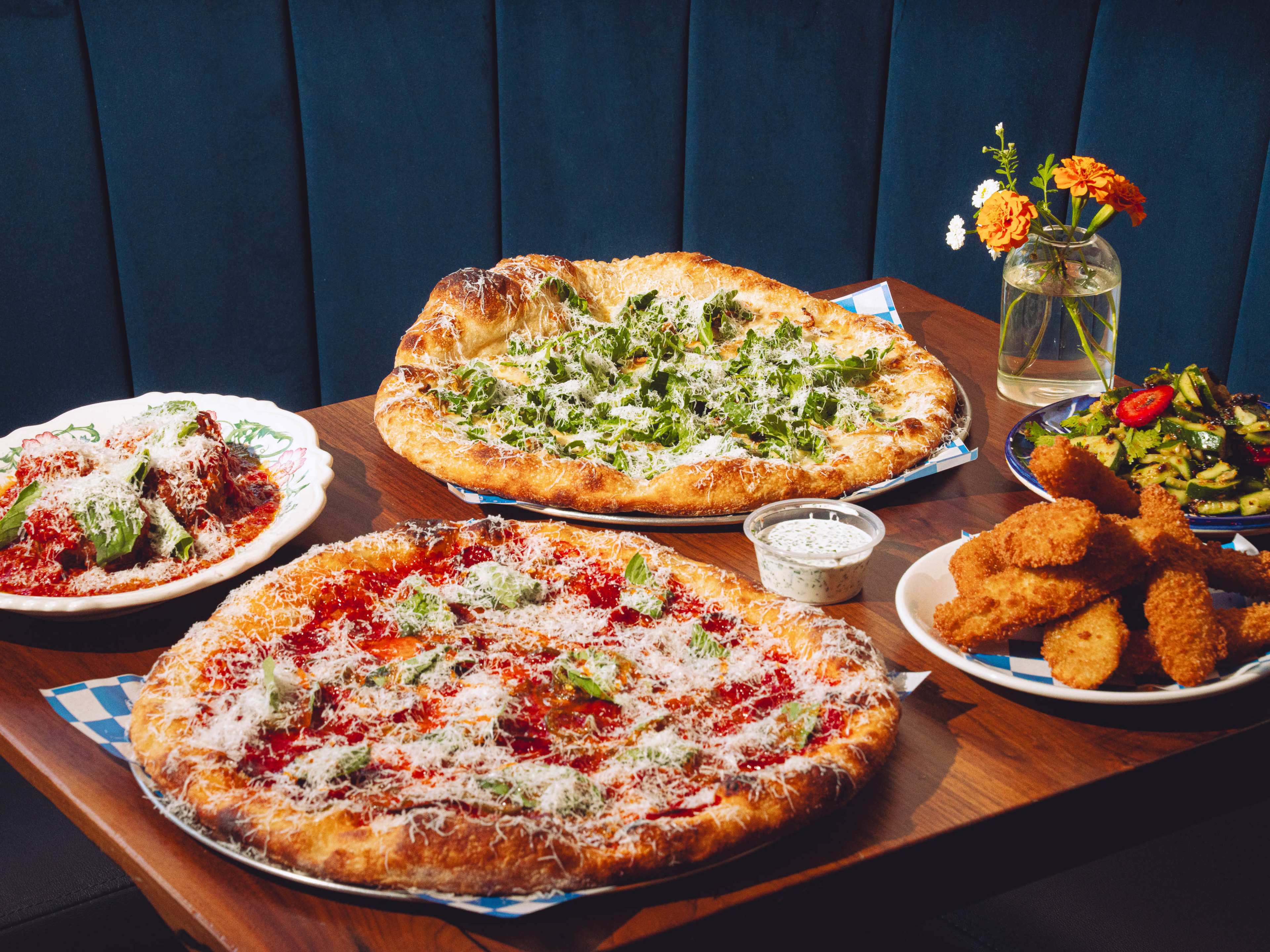 Wallflour is a casual neighborhood pizzeria turned up a notch - Review ...