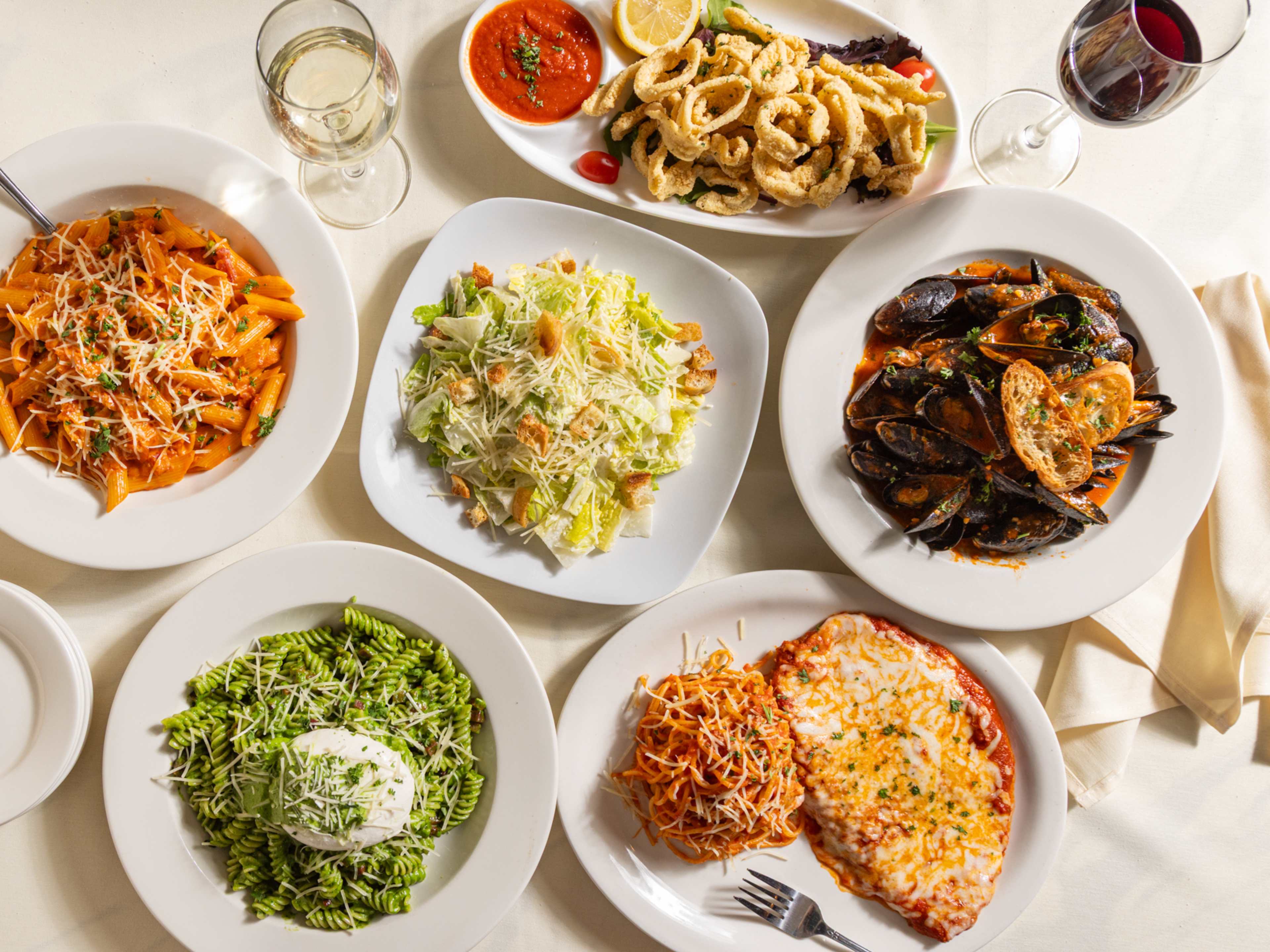 Adoro works for any situation where only pasta and red sauce will do ...