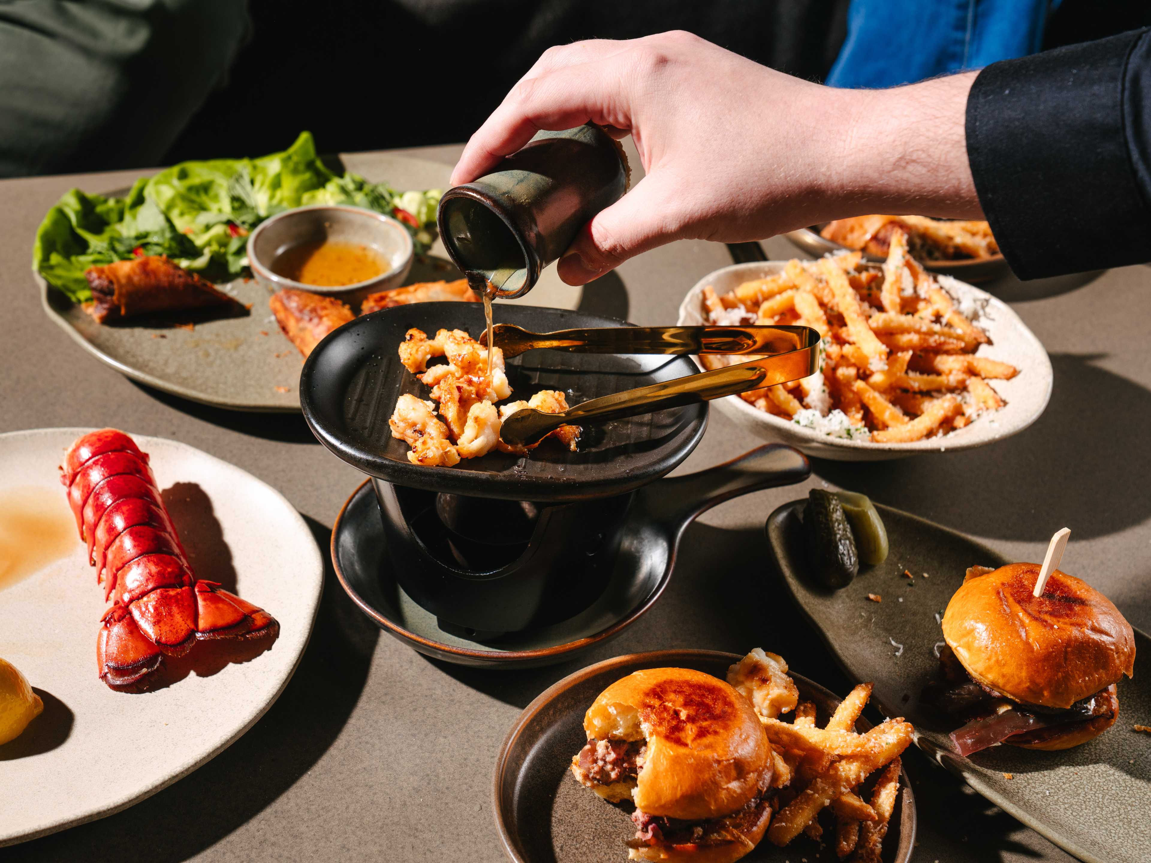Who knew lobster bites and a DJ could make traffic views feel seductive ...