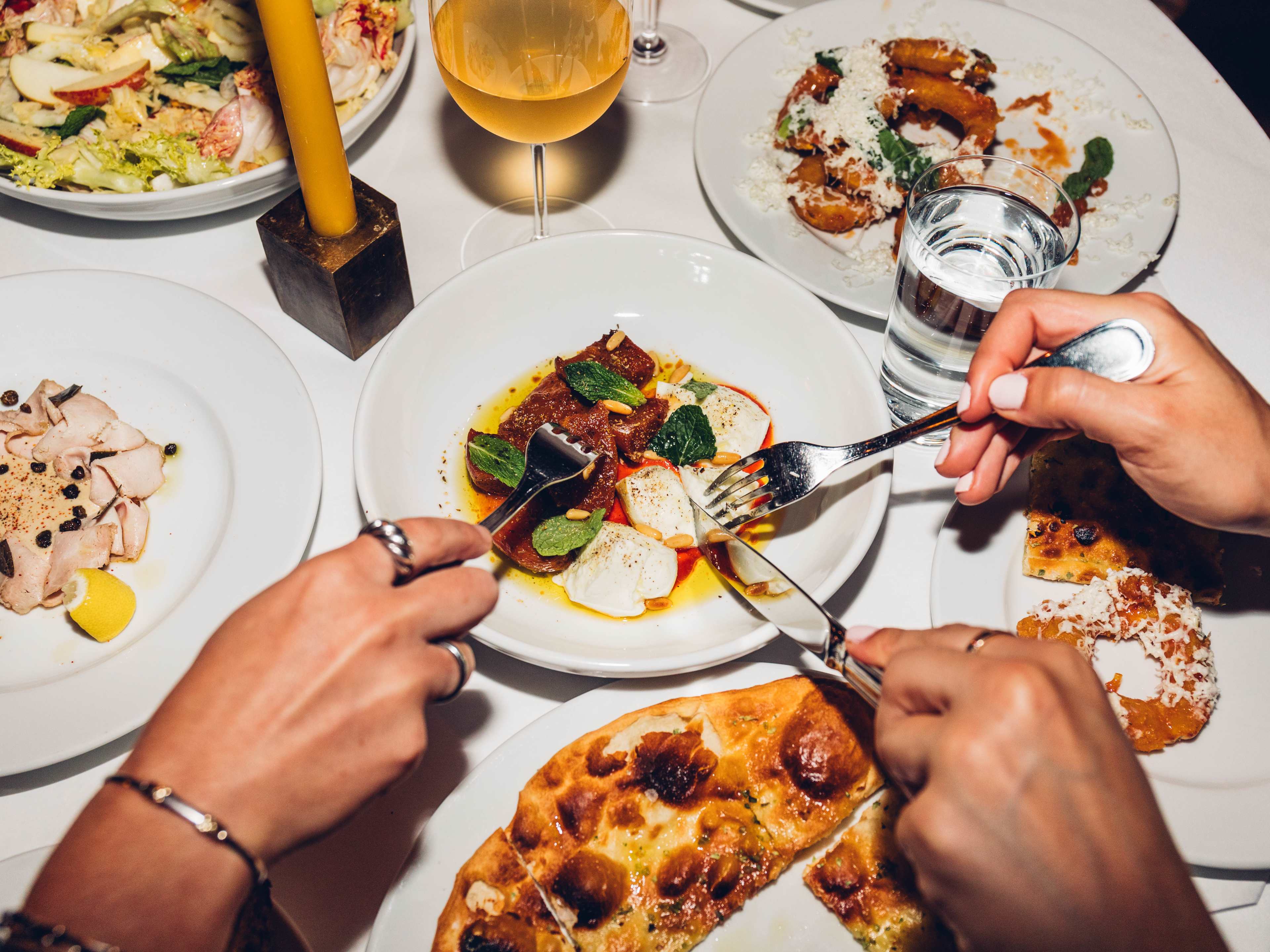 We'd transfer three trains for an elegant, grown-up meal at Borgo ...