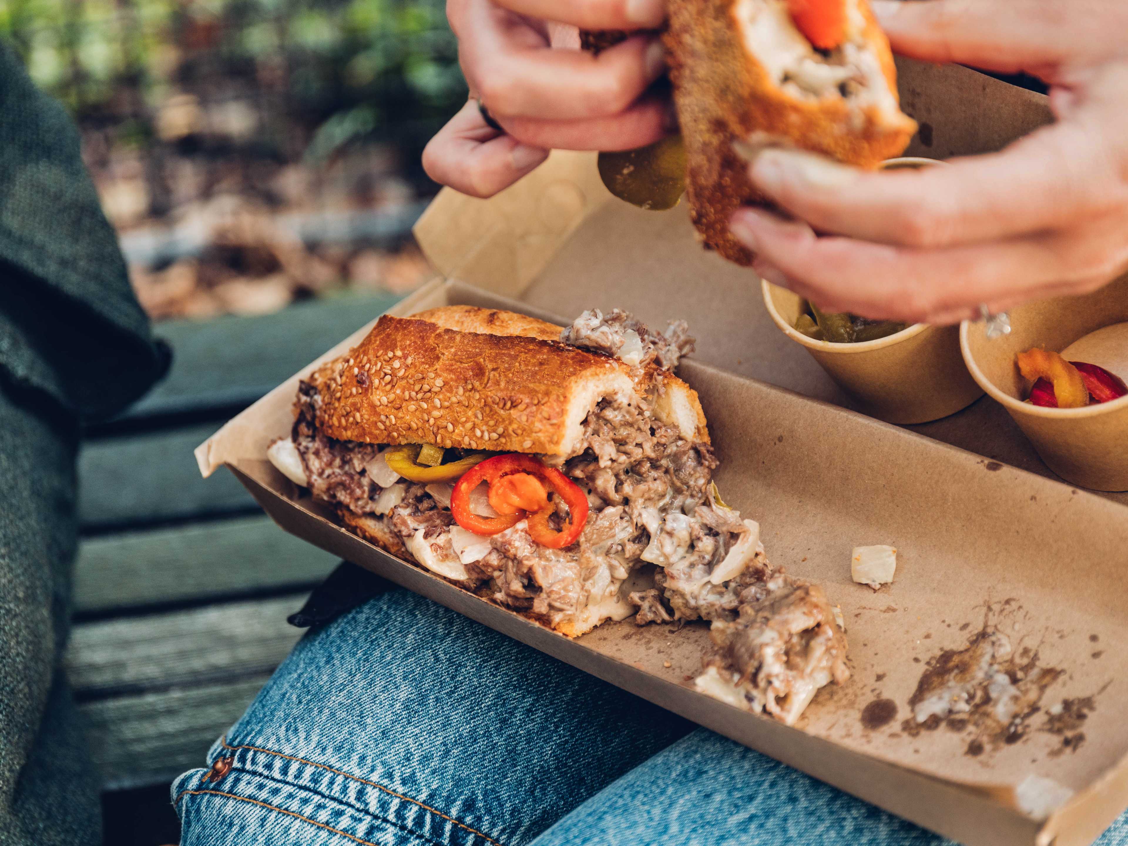 Apex cheesesteaks with a sprinkle of celebrity at Danny & Coop’s ...