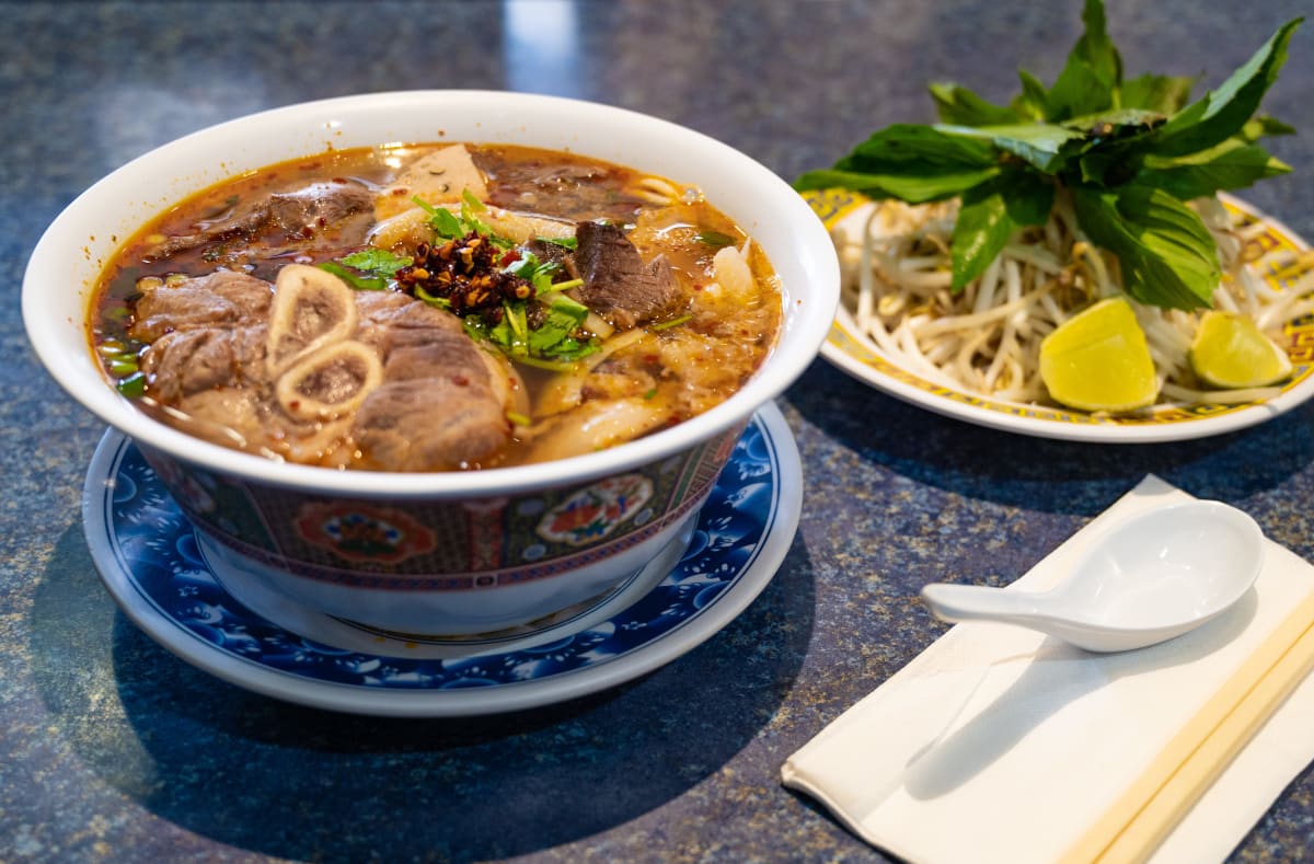 Little Saigon's Cafe Diem specializes in tasty pho and spicy bun bo hue ...