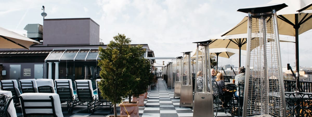 Market Pavilion Rooftop Bar - Review - French Quarter - Charleston ...