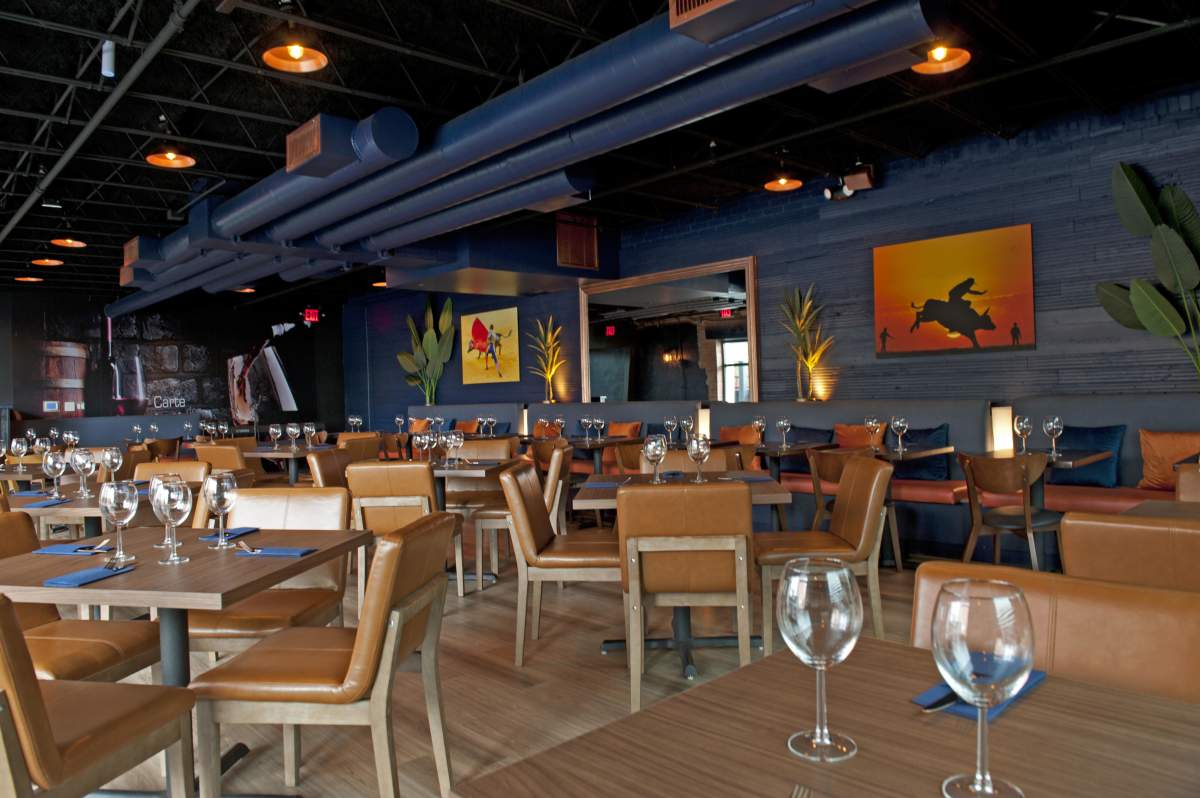 At Blue Tuba, casual romance and giant schnitzel are the main events ...