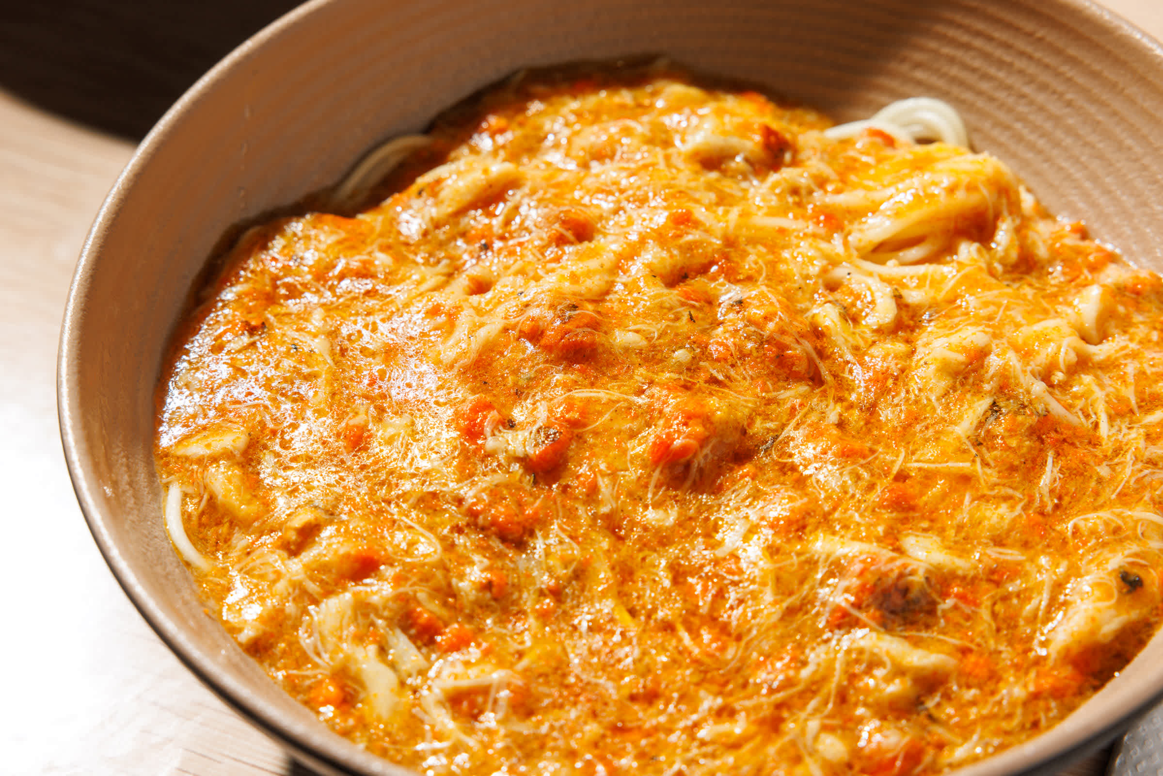 Crab Roe Rice Flushing