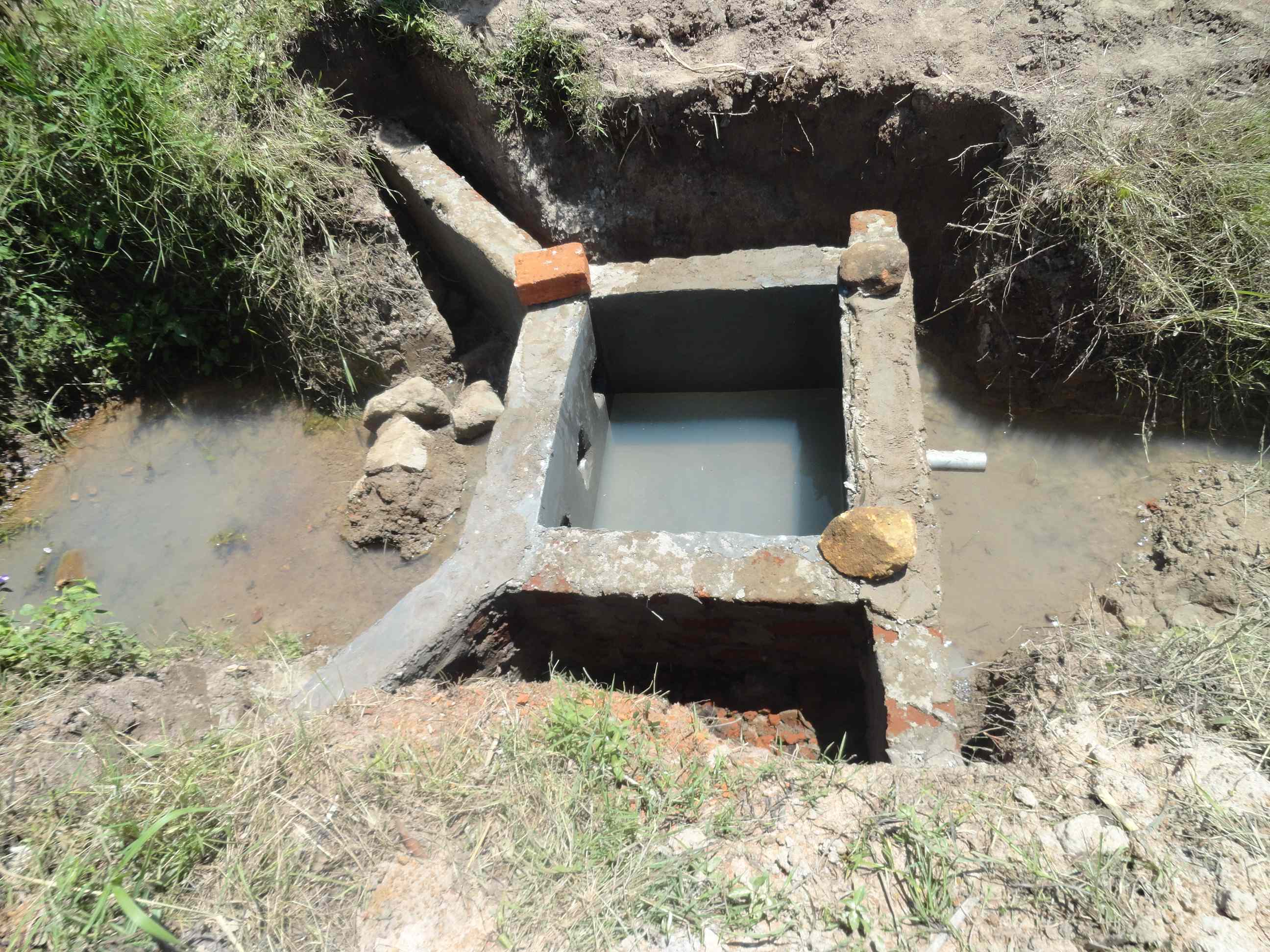 The Water Project: Kenya - Kamburu Spring Catchment Project