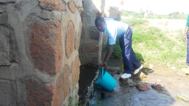 The Water Project: Rwanda - Karambi Secondary School