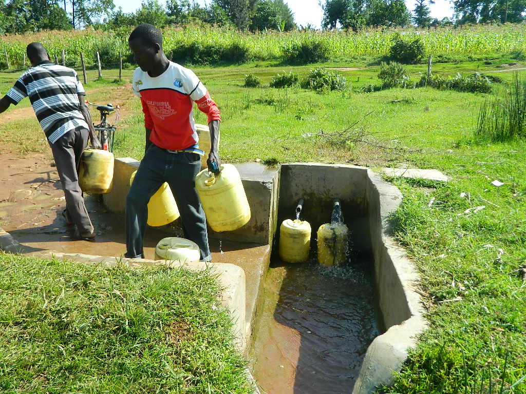 The Water Project: Kenya - Butali Market Well Rehabilitation Project