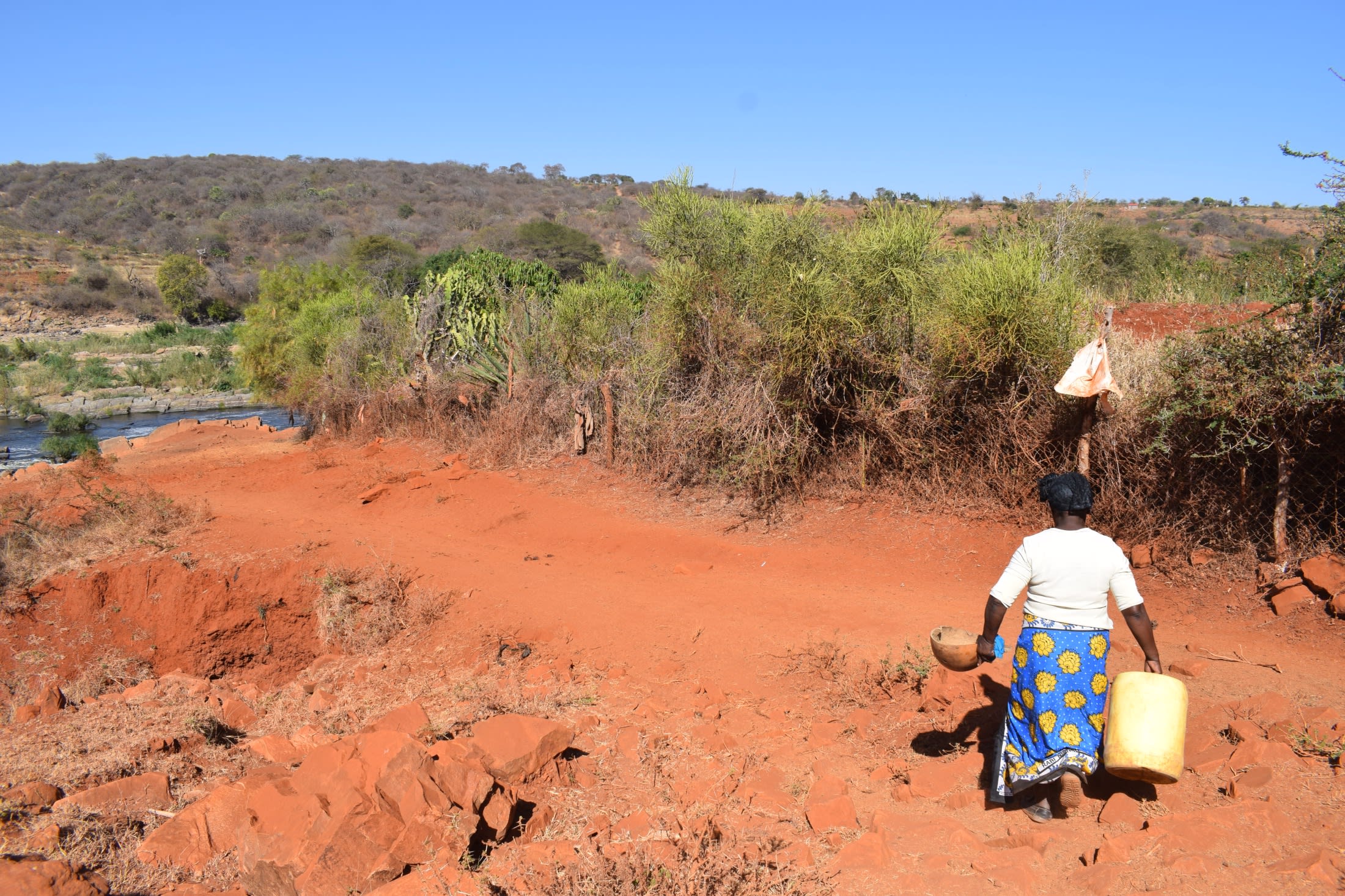 The Water Project: Kenya - Katothya Community Sand Dam