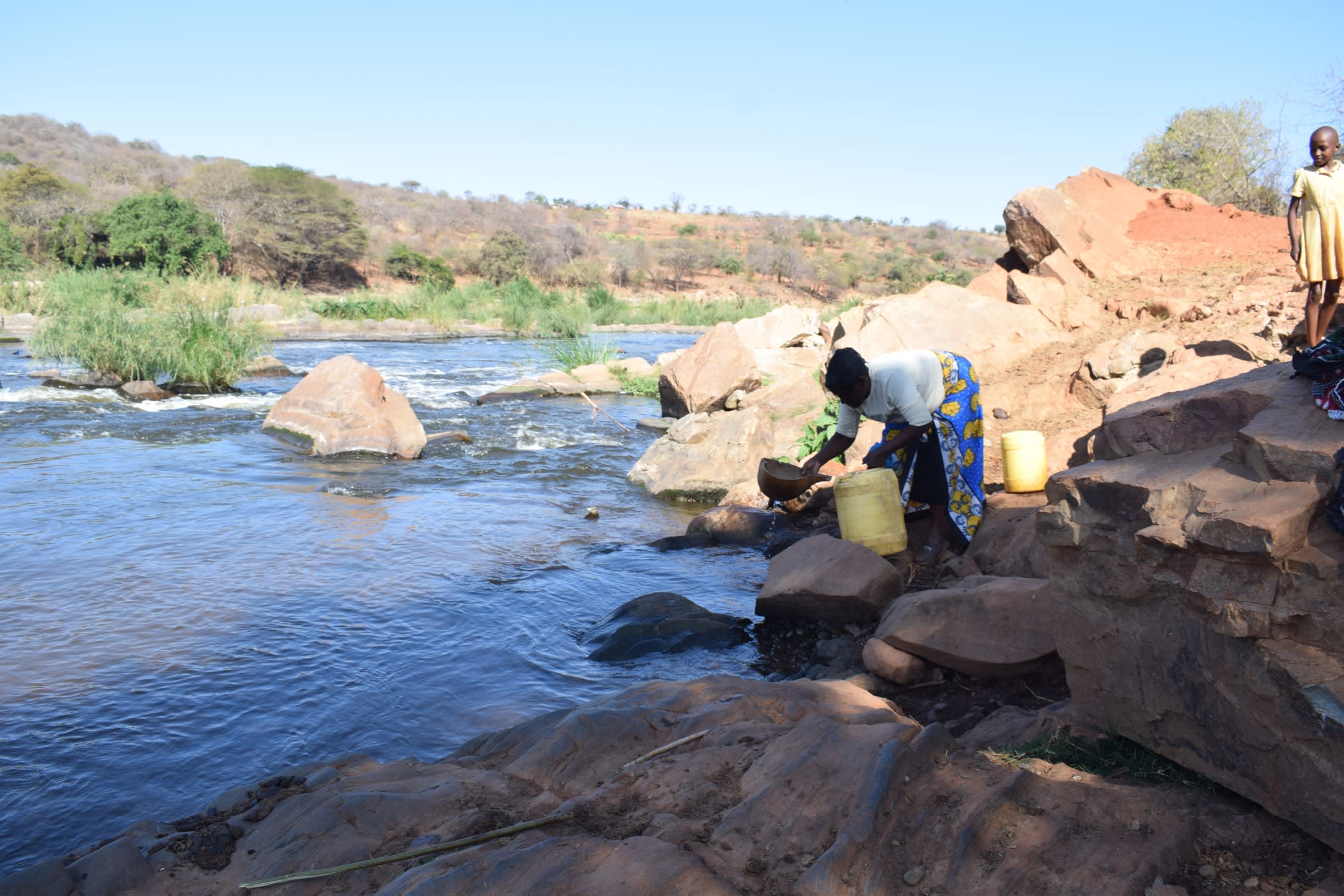 The Water Project: Kenya - Katothya Community Sand Dam