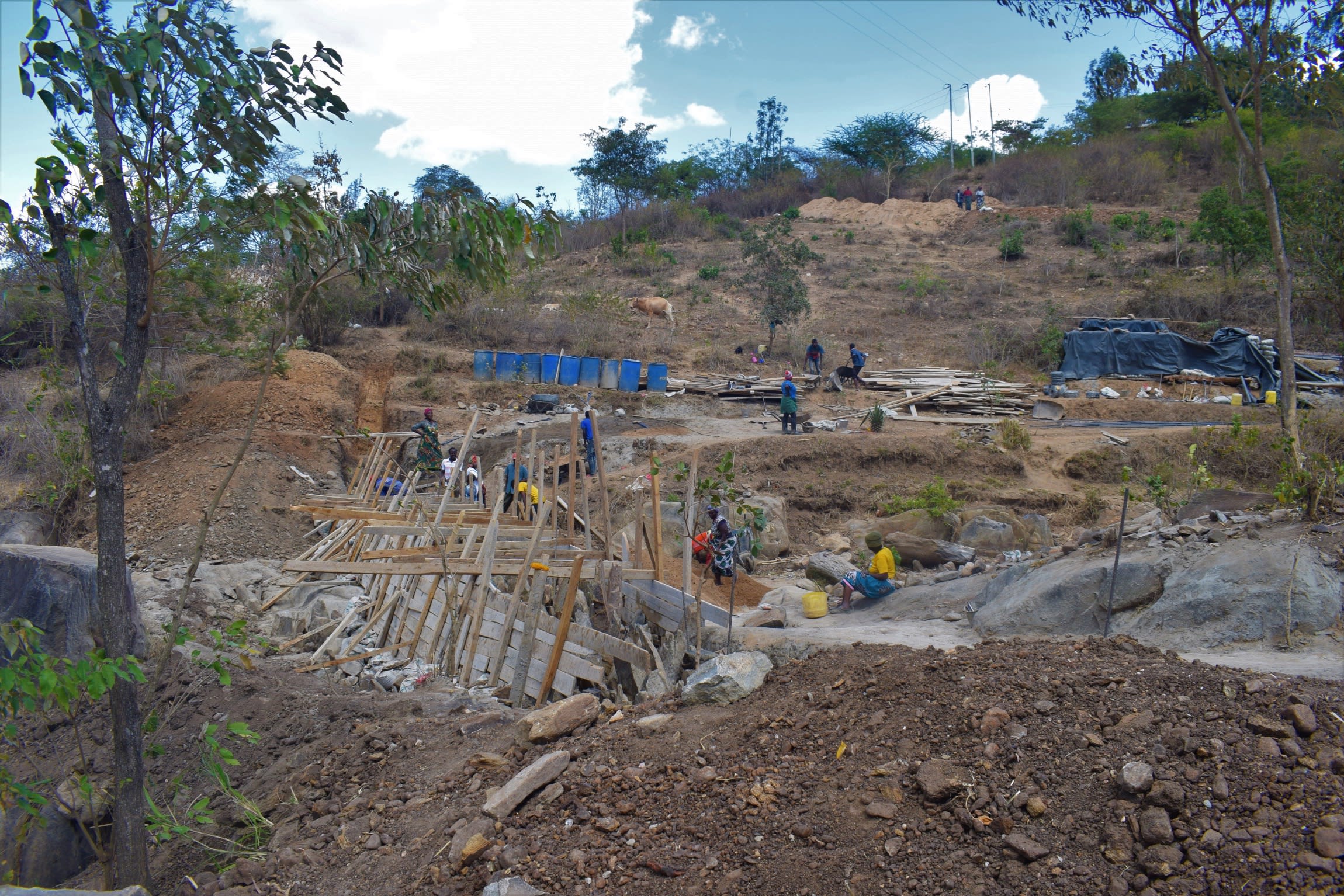 The Water Project: Kenya - Kyamwau Community B