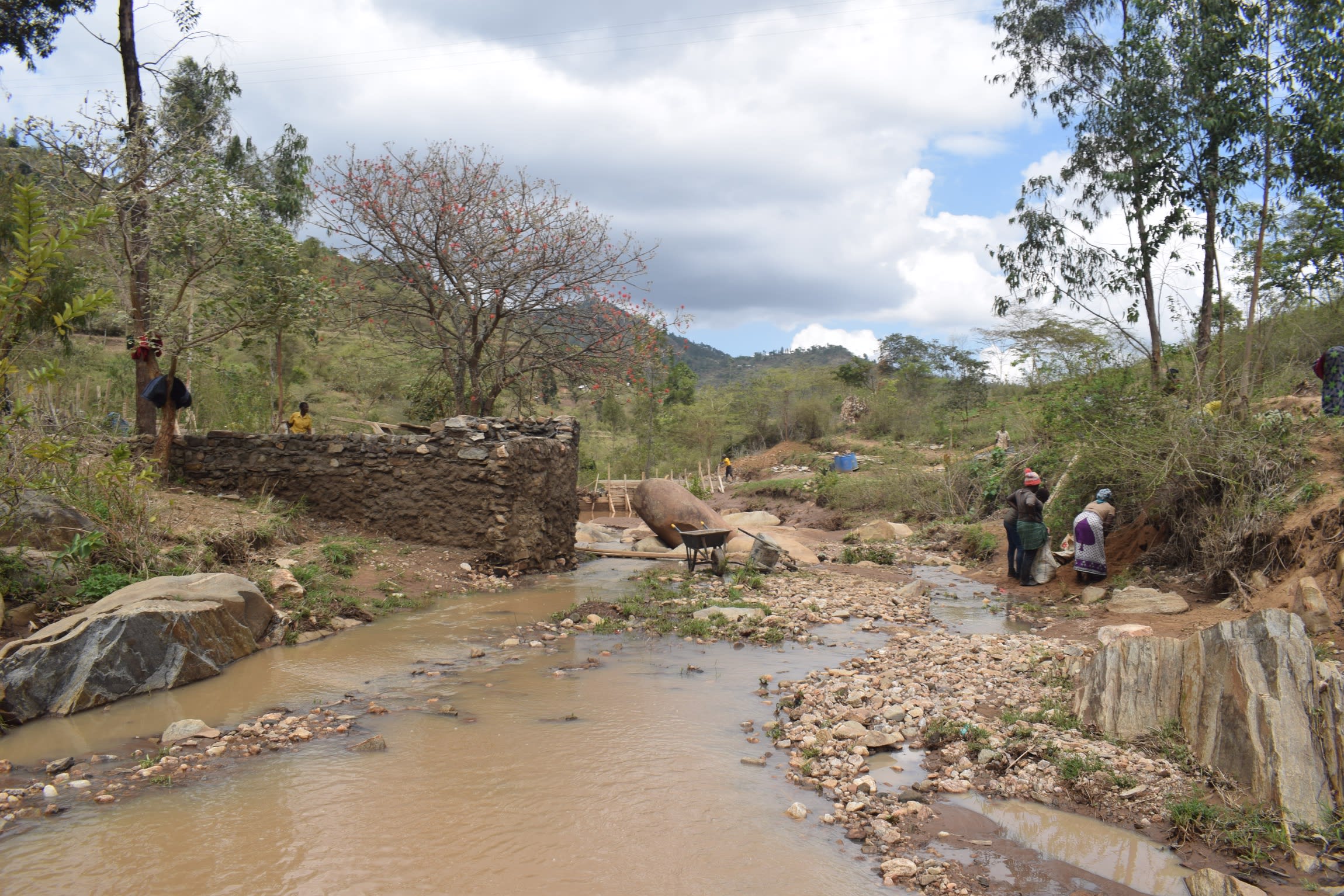 The Water Project: Kenya - Kyamwau Community B