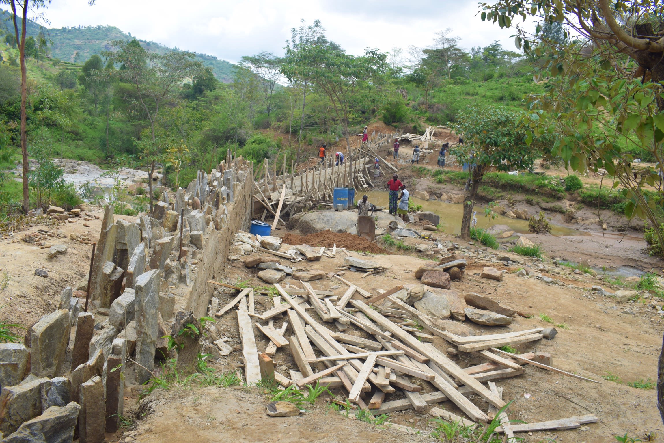 The Water Project: Kenya - Kyamwau Community B
