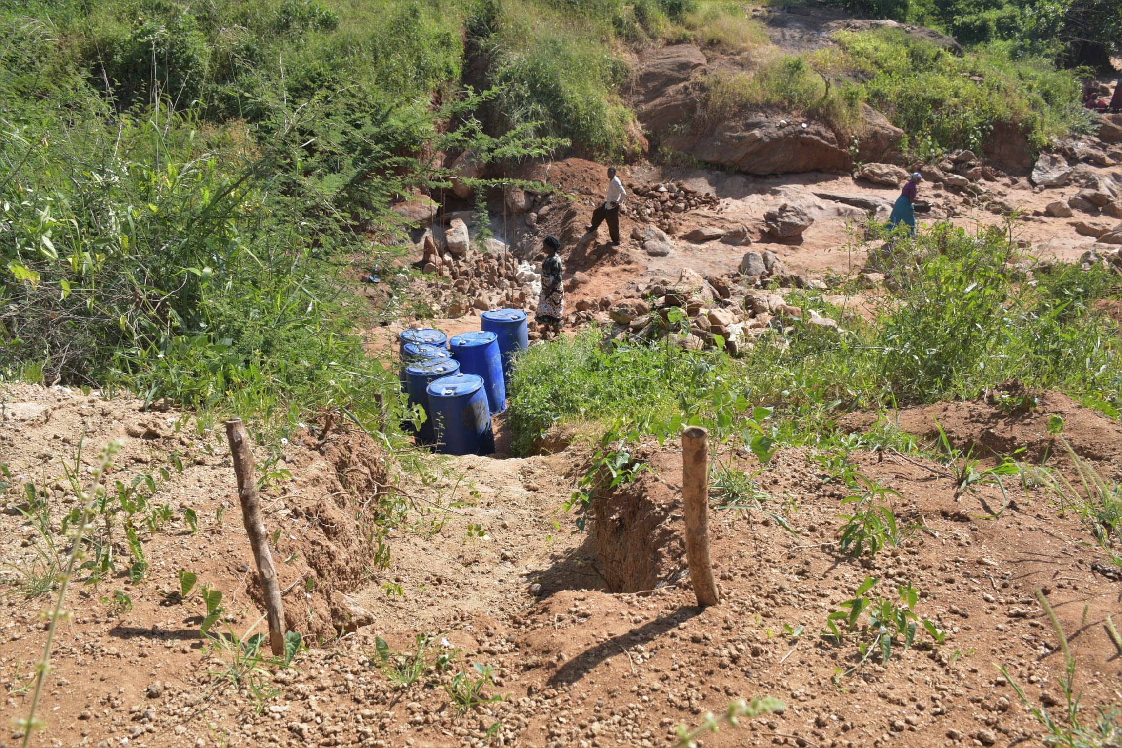 The Water Project: Kenya - Mukikanda Community 1A