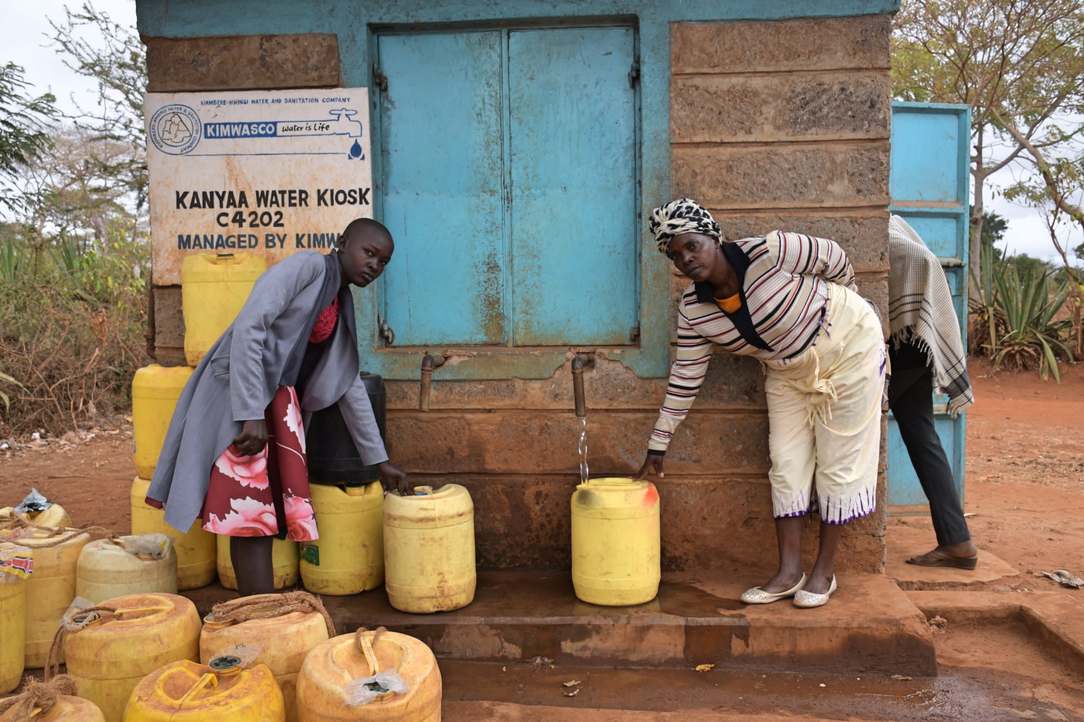 The Water Project: Kenya - Kalimbui Community 1A