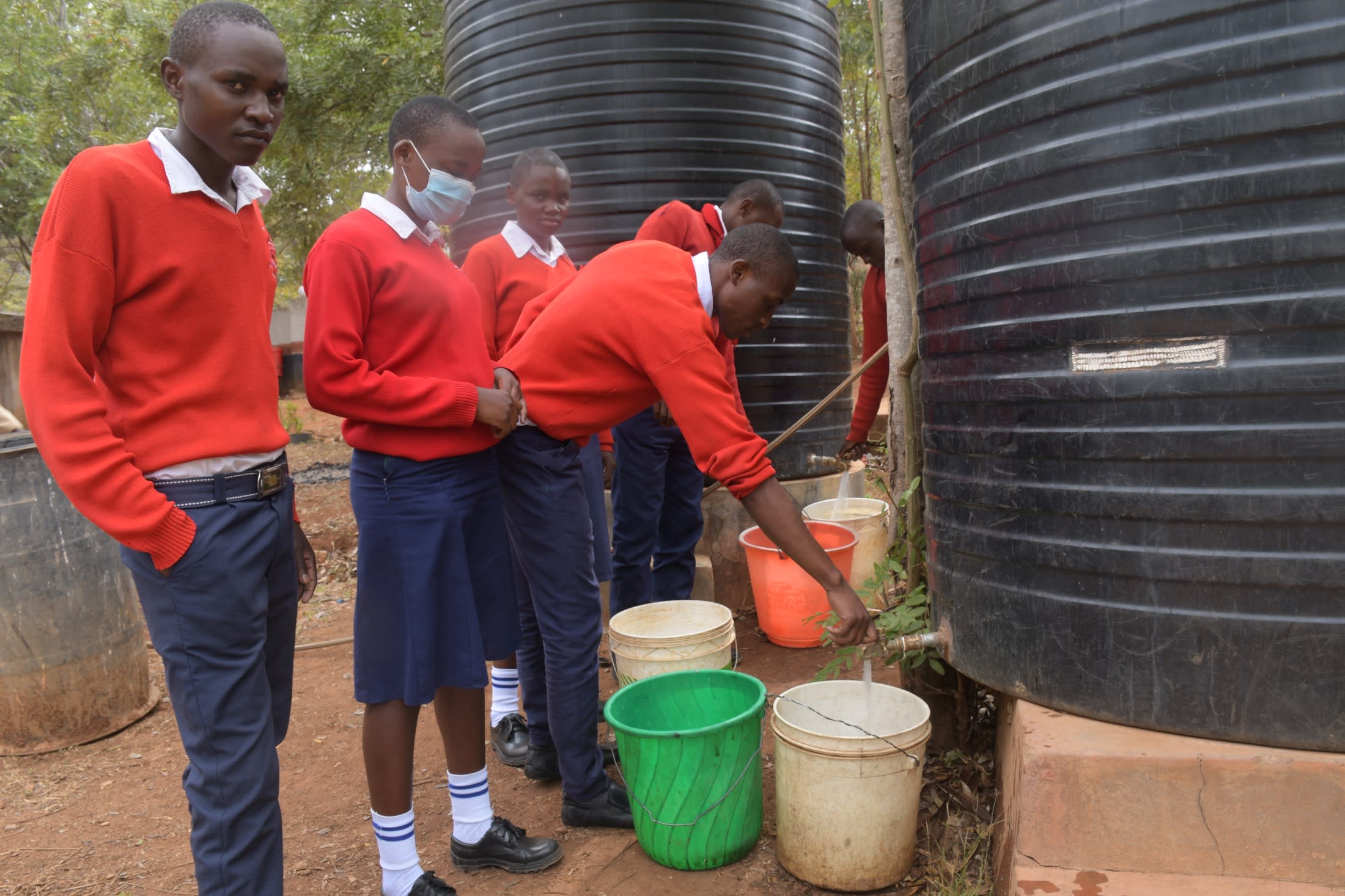 The Water Project: Kenya - Mumbuni Secondary School