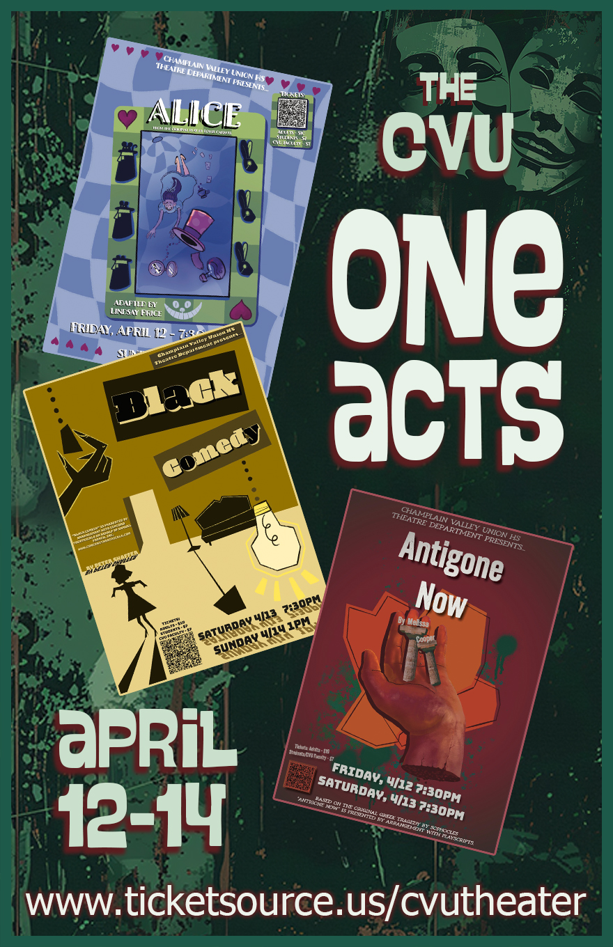CVUHS One Acts - Alice, Antigone Now & Black Comedy | TheaterEngine