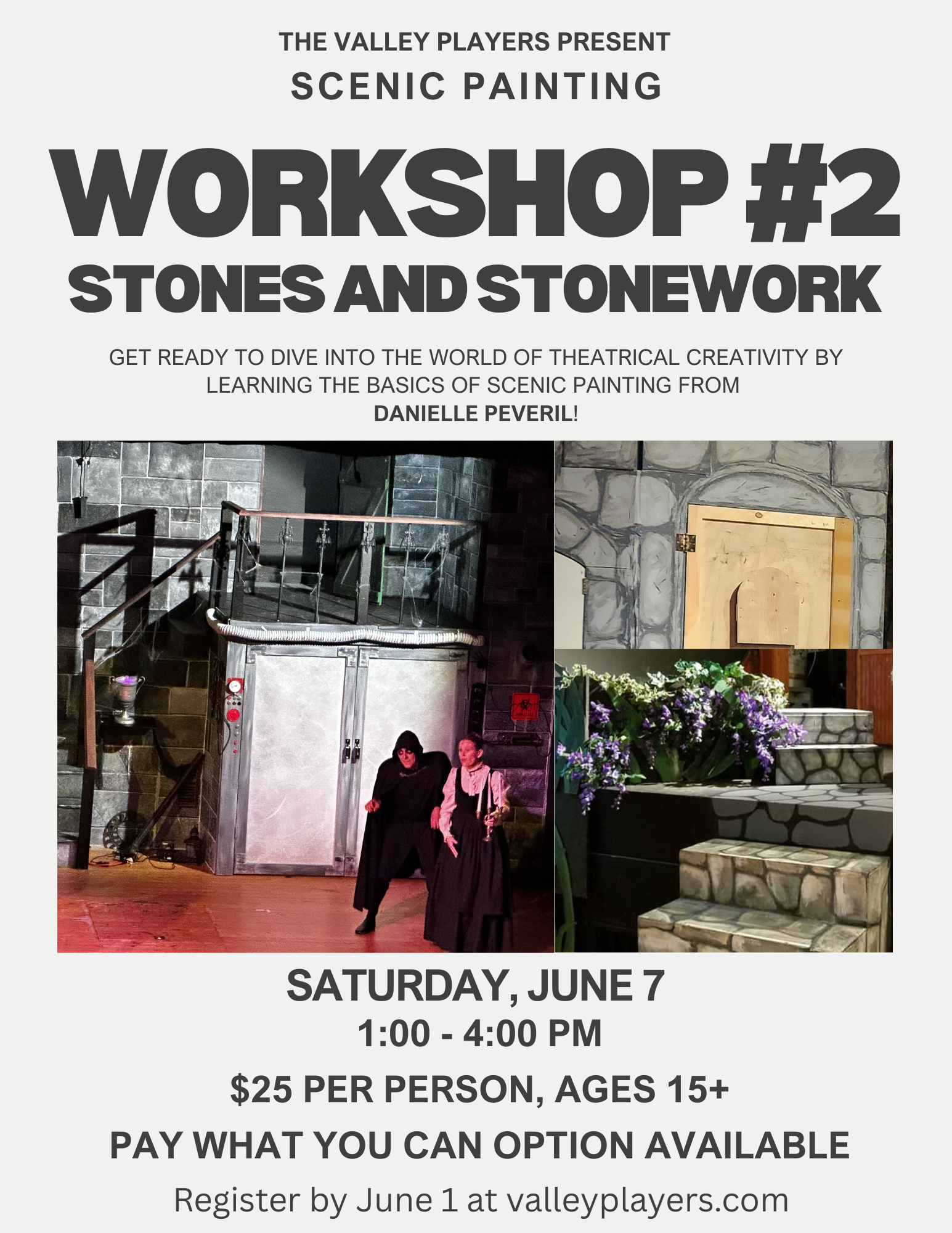 Scenic Painting Workshop #2 - Stones and Stonework | TheaterEngine