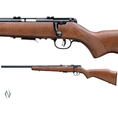 SAVAGE 93 BLUED WOOD