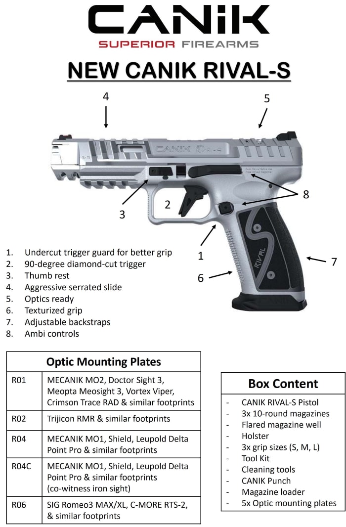 CANIK RIVAL-S 9mm