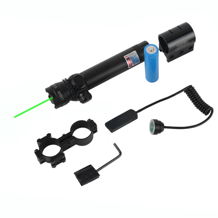 COPPERHEAD ARMOURY SCOPE KIT GREEN LASER + SCOPE KIT + BATTERY
