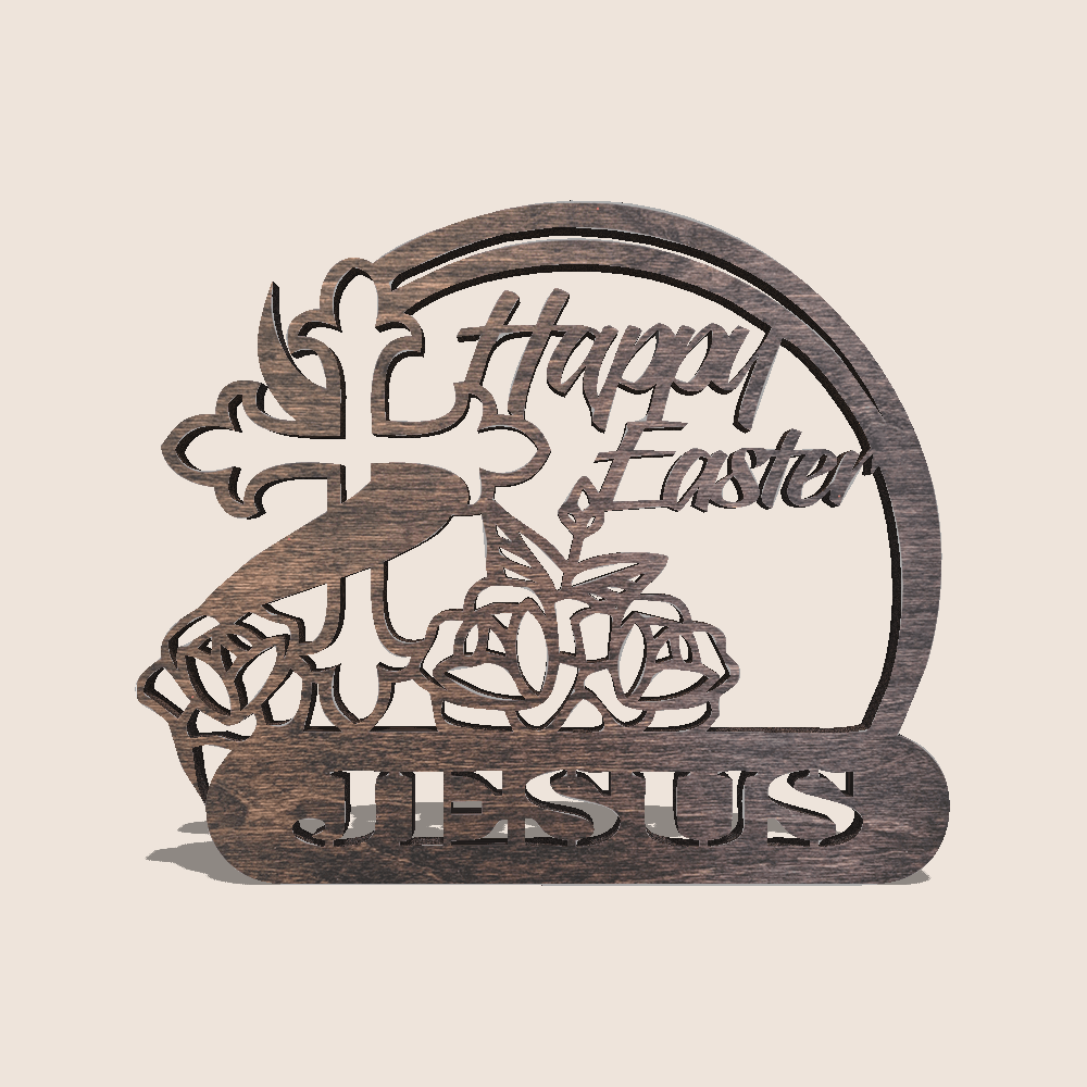 The Blooming Cross of Easter | The Holz Brothers | PDF Scroll Saw Pattern